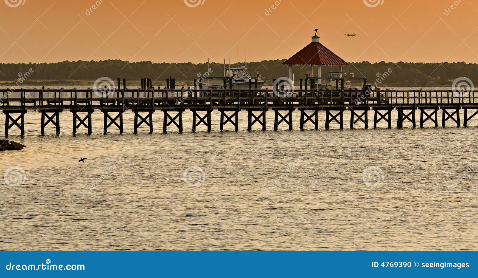 Pier on the river stock photo. Image of john, airplane - 4769390