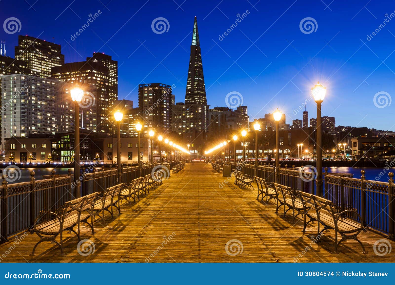 Pier 7 in San Francisco stock photo. Image of business - 30804574