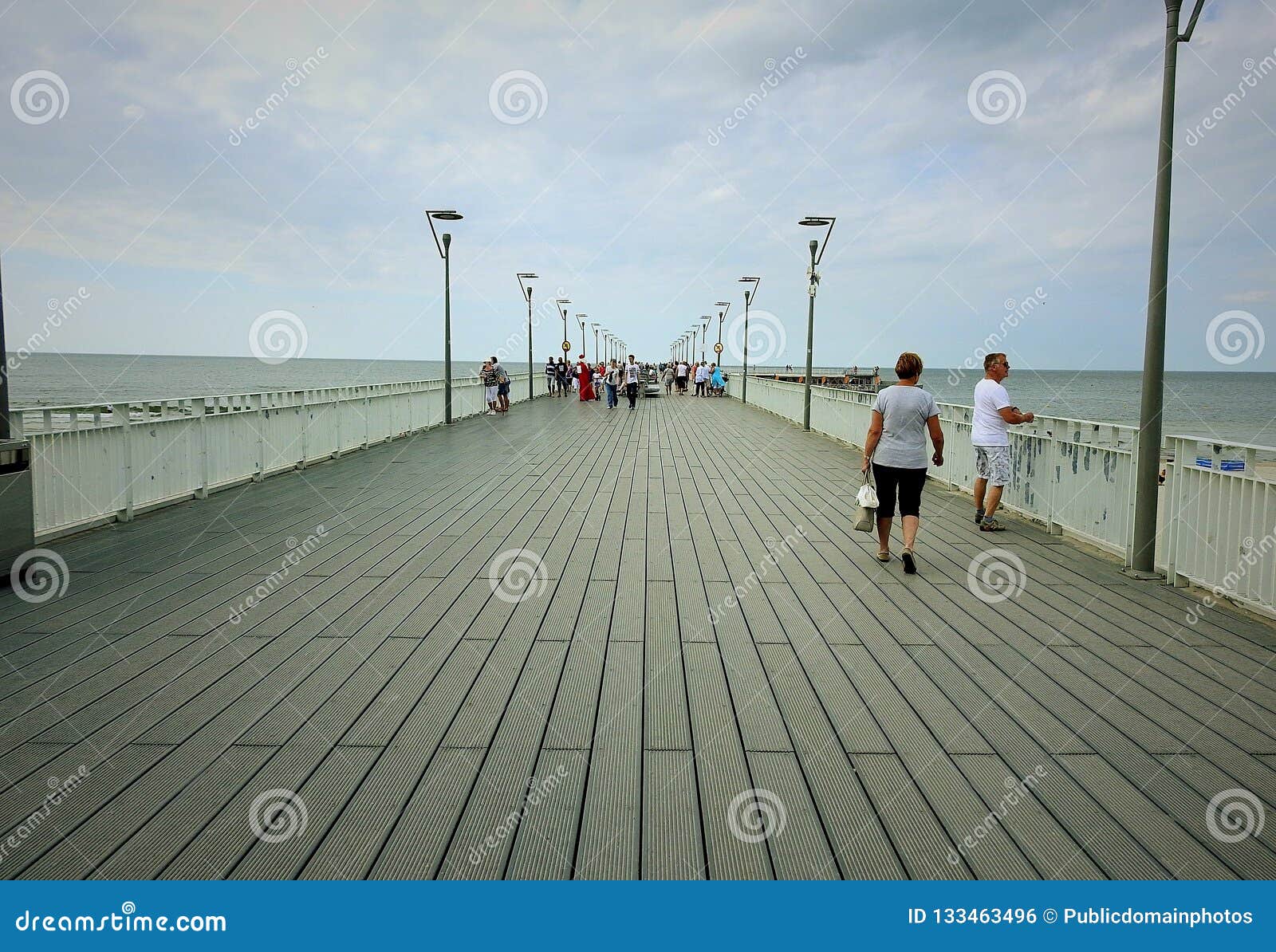 Pier, Sea, Boardwalk, Sky Picture. Image: 133463496