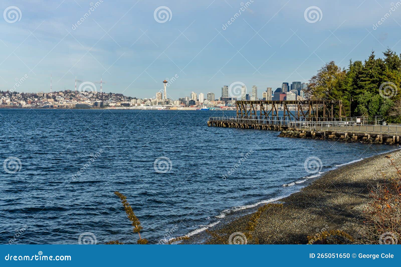Pier and Seattle Skyline 3 stock photo. Image of seattle - 265051650