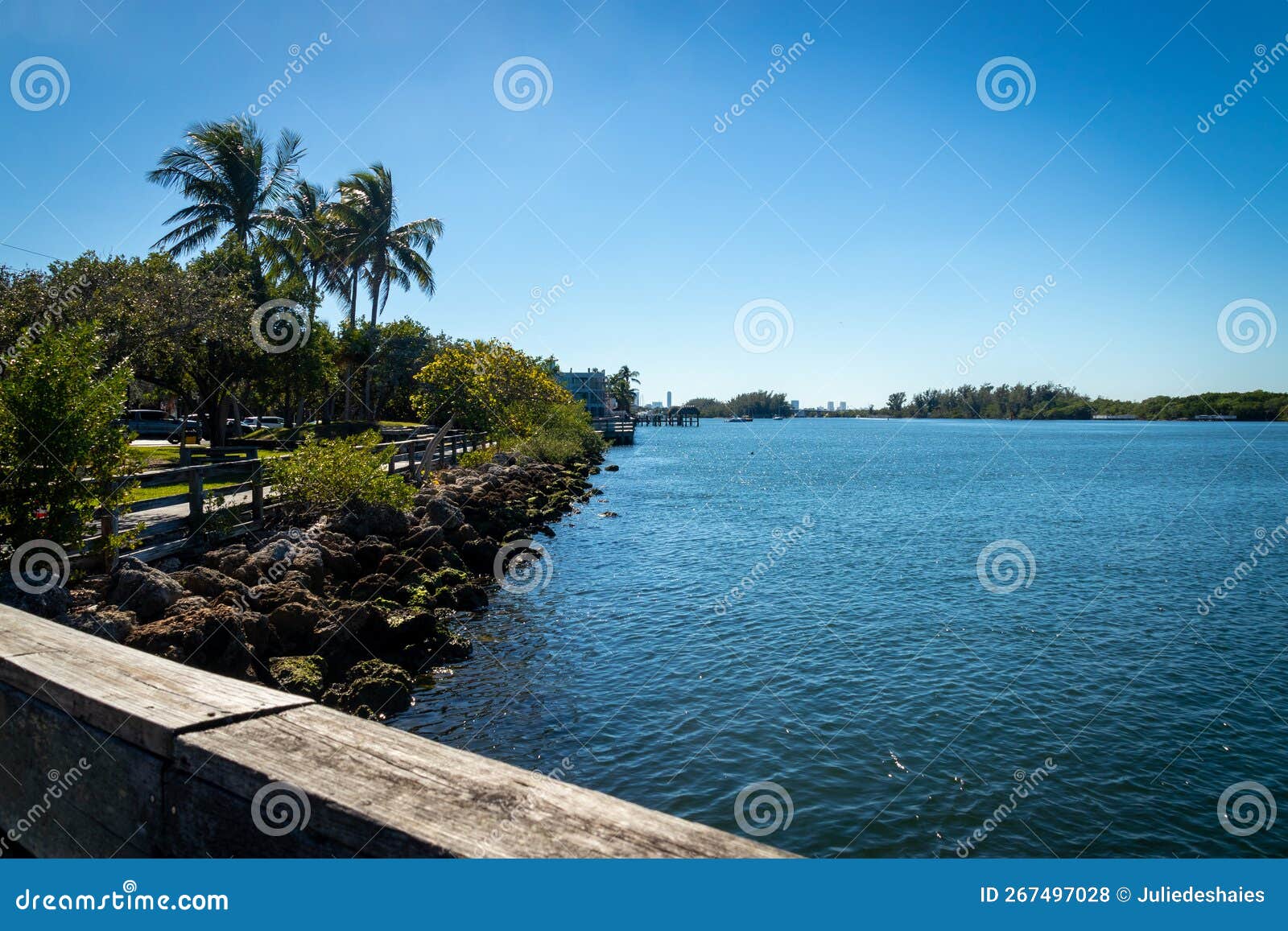 Pier at Stranahan River Hollywood Florida Stock Photo - Image of ...