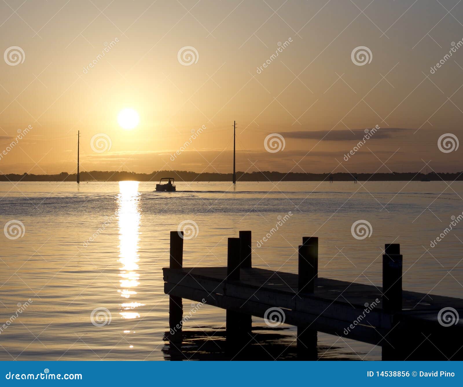 Pier on the water stock photo. Image of water, nature - 14538856