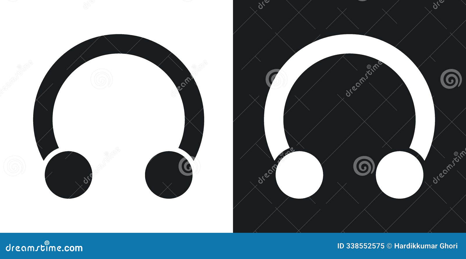 Piercing Icon Set. Ear Pierce Vector Symbol. Solid Metallic Curve ...