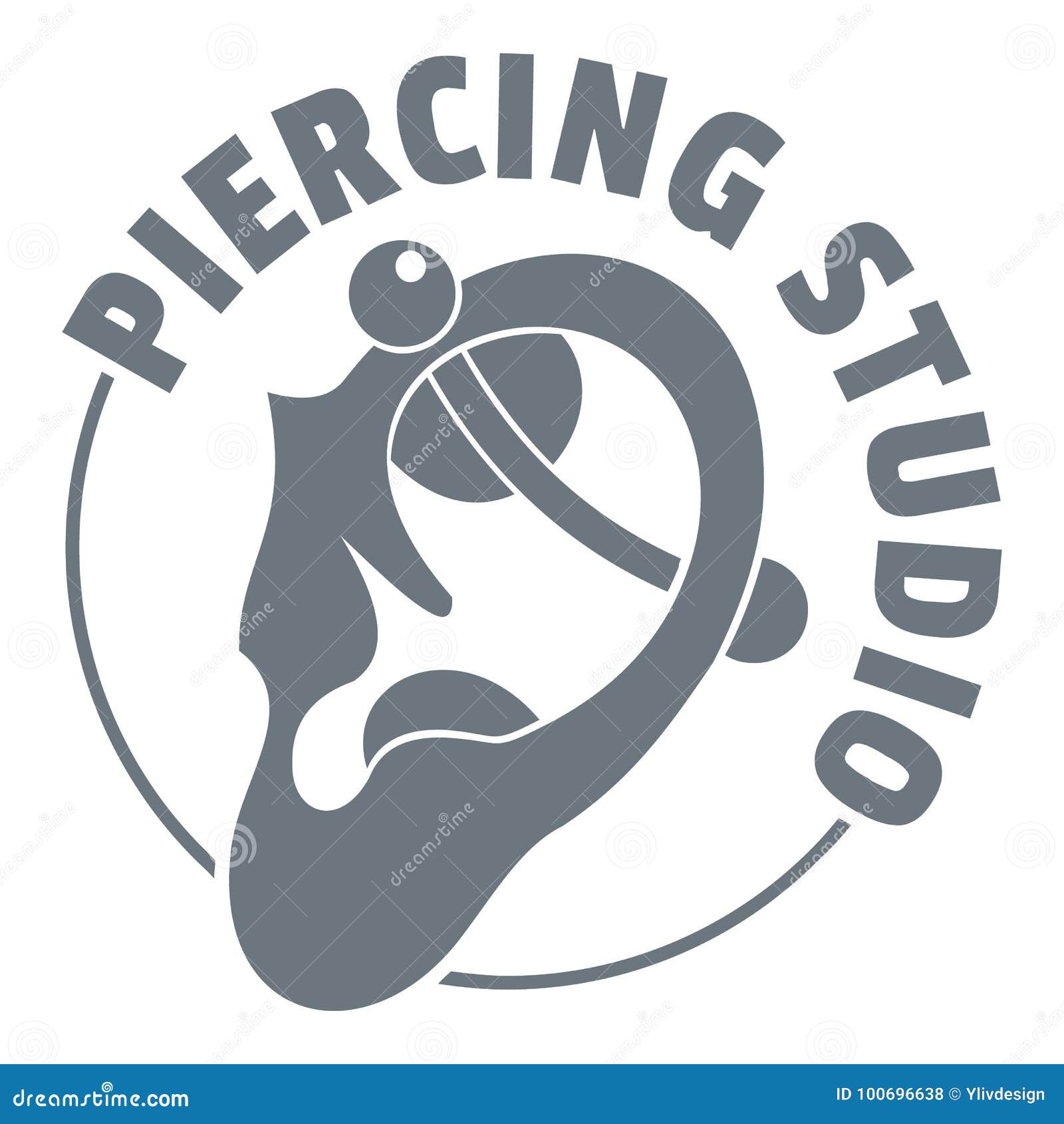 Piercing Jewel Icons Set, Face And Body Pierce Studio Jewelry Tools ...