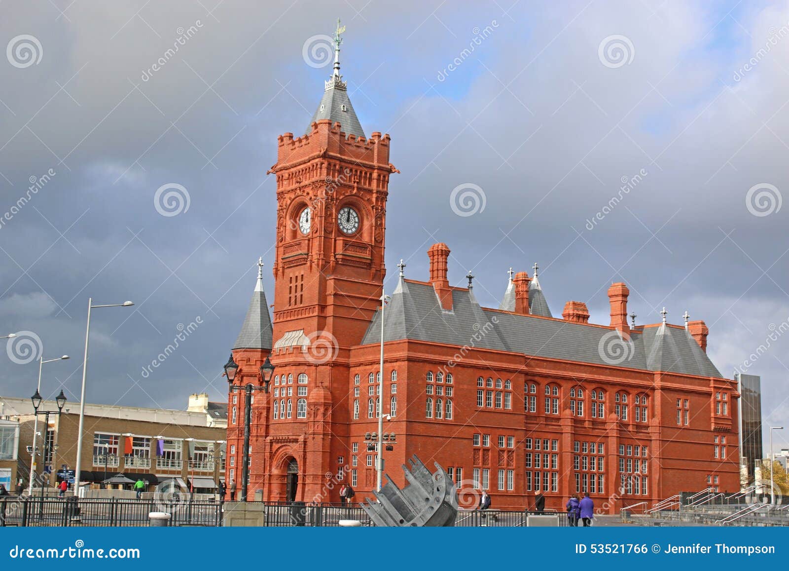 Pierhead Building, Cardiff stock photo. Image of building - 53521766