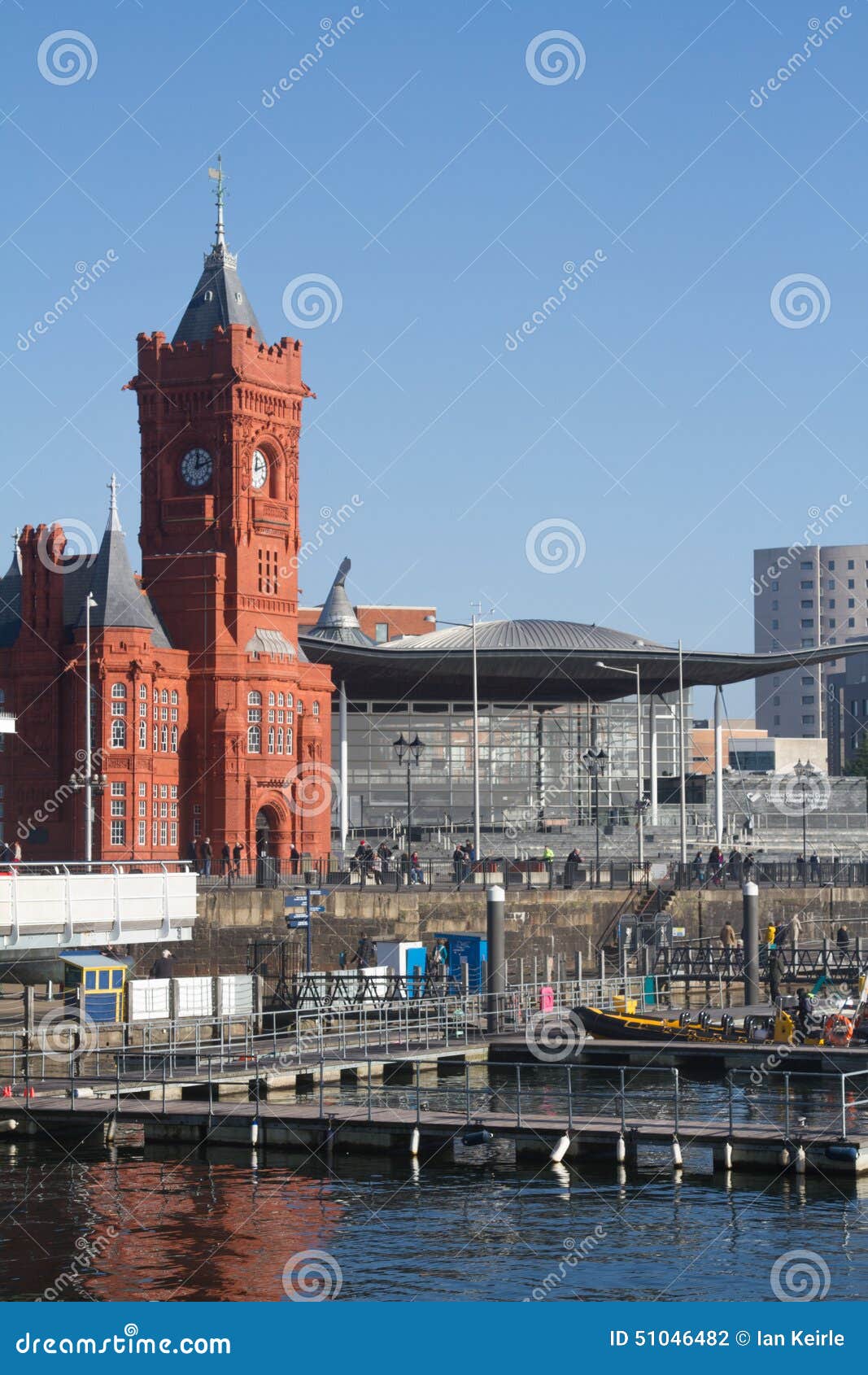 The Pierhead Building, Cardiff Editorial Photography - Image of tourism ...