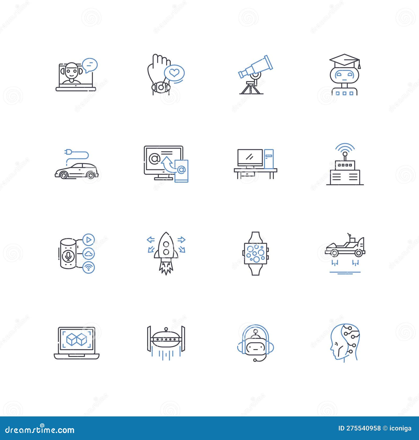 Piering Technologies Line Icons Collection. Piers, Foundation, Support ...