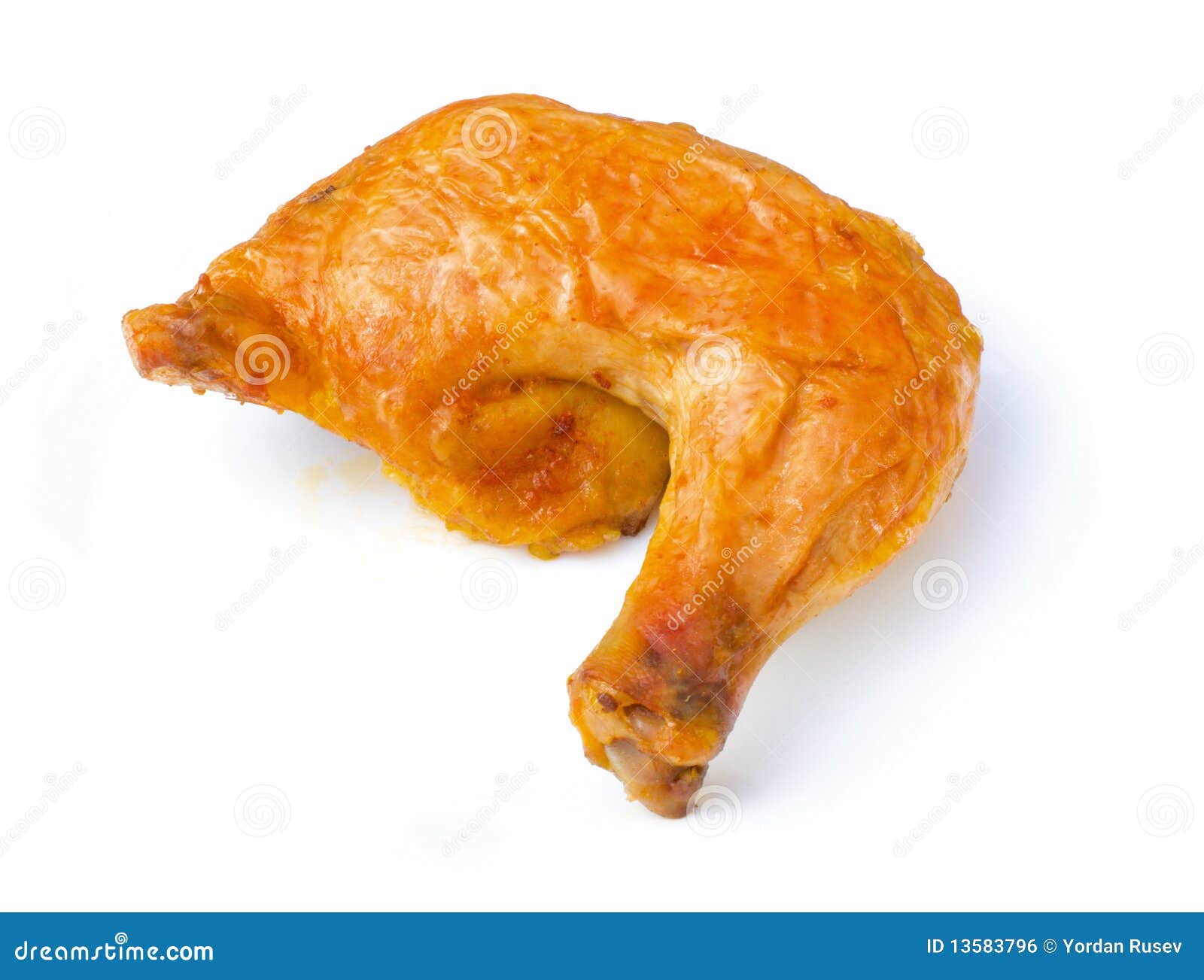 Pierna de pollo foto de archivo. Imagen de fresco, americano - 13583796