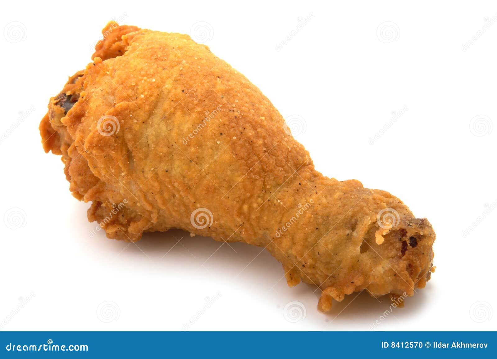 Pierna de pollo foto de archivo. Imagen de crujiente, delicioso - 8412570