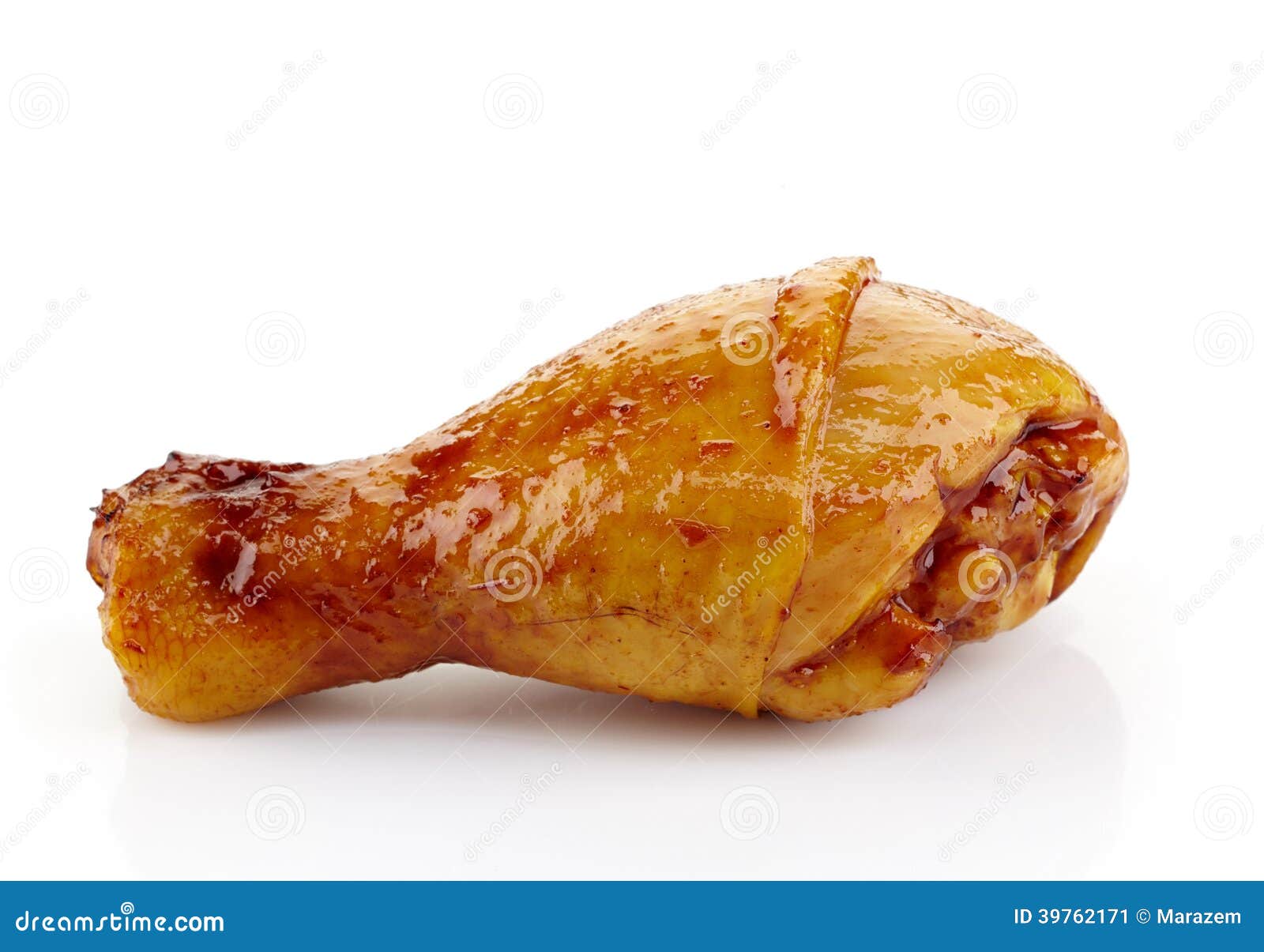 Pierna de pollo asada imagen de archivo. Imagen de cena - 39762171