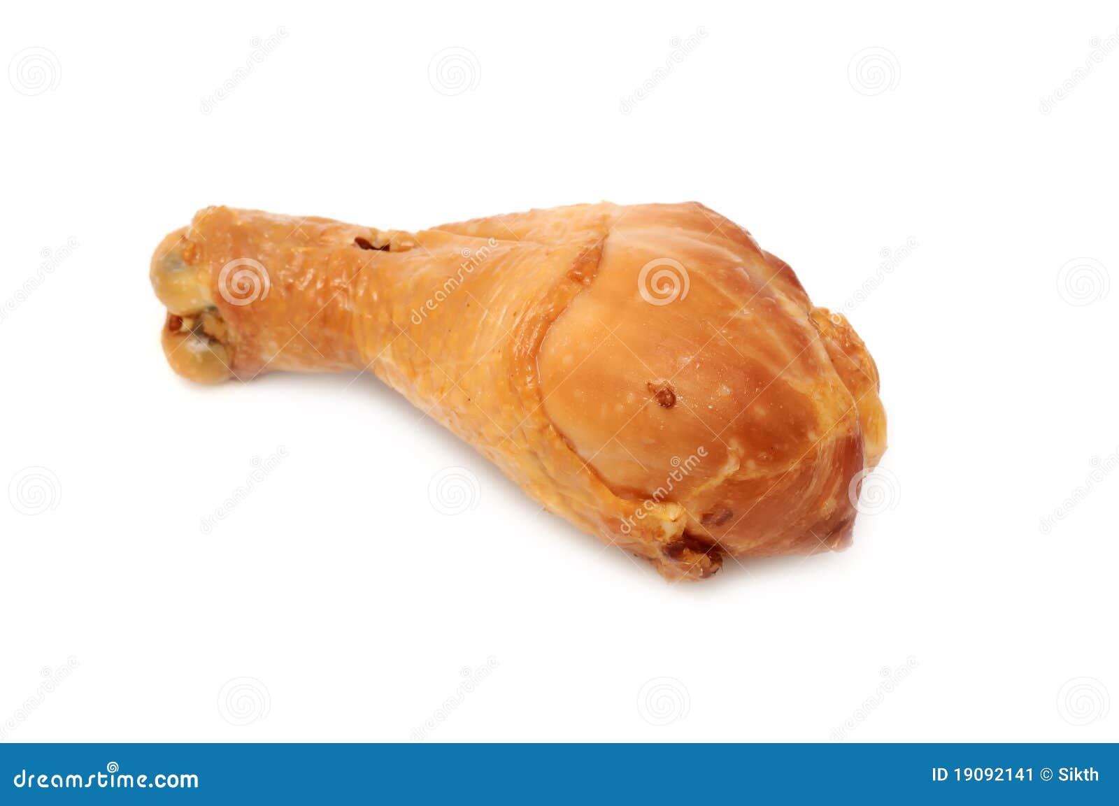 Pierna De Pollo Asada a La Parilla Imagen de archivo - Imagen de pierna ...