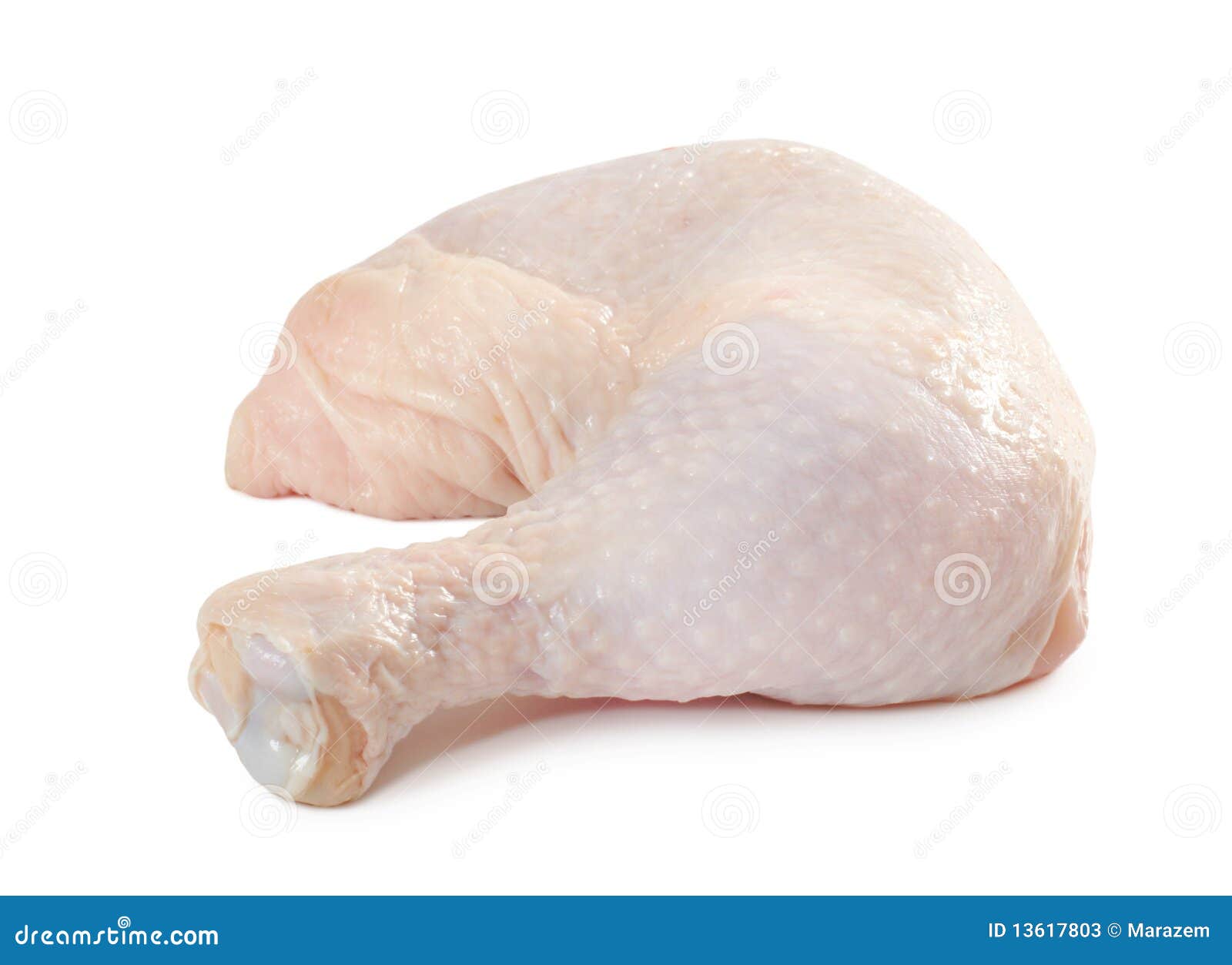 Pierna De Pollo Sin Procesar Fresca Imagen de archivo - Imagen de ...