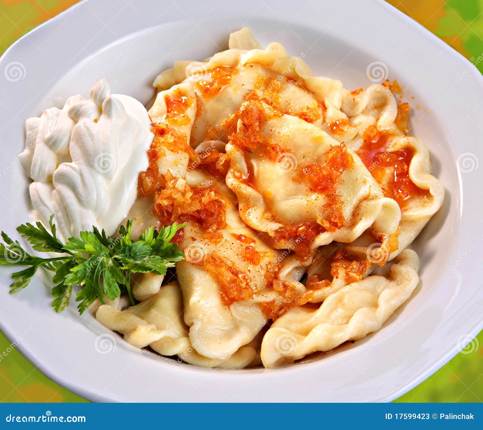 Pierogi stock image. Image of pierogi, dinner, plate - 17599423