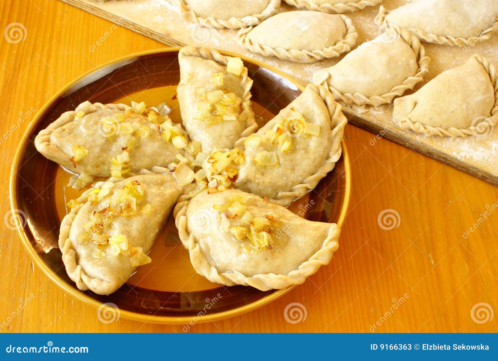 Pierogi stock image. Image of regional, healthy, dough - 9166363