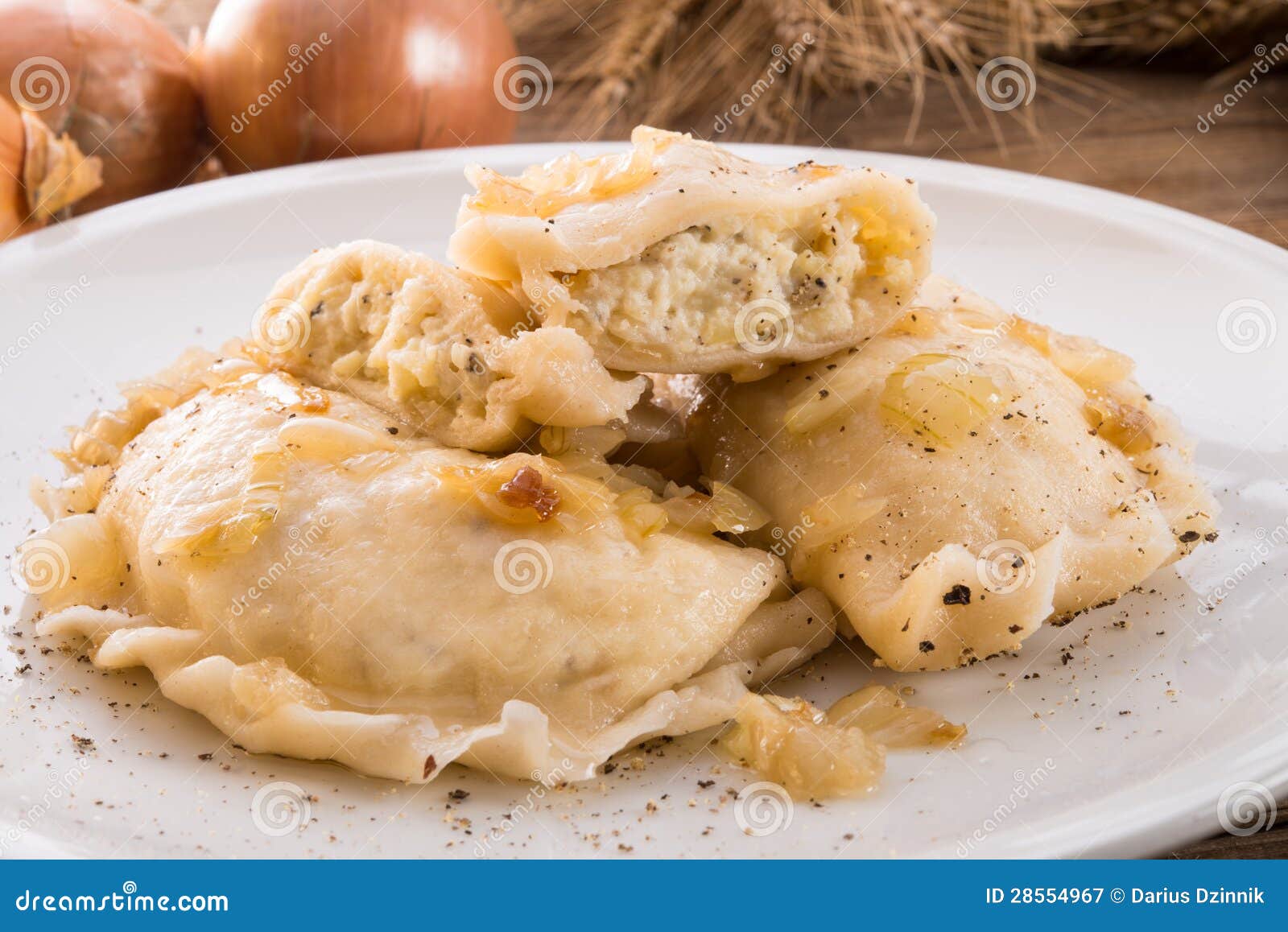 Pierogi.Polish dish stock image. Image of cooked, christmas - 28554967