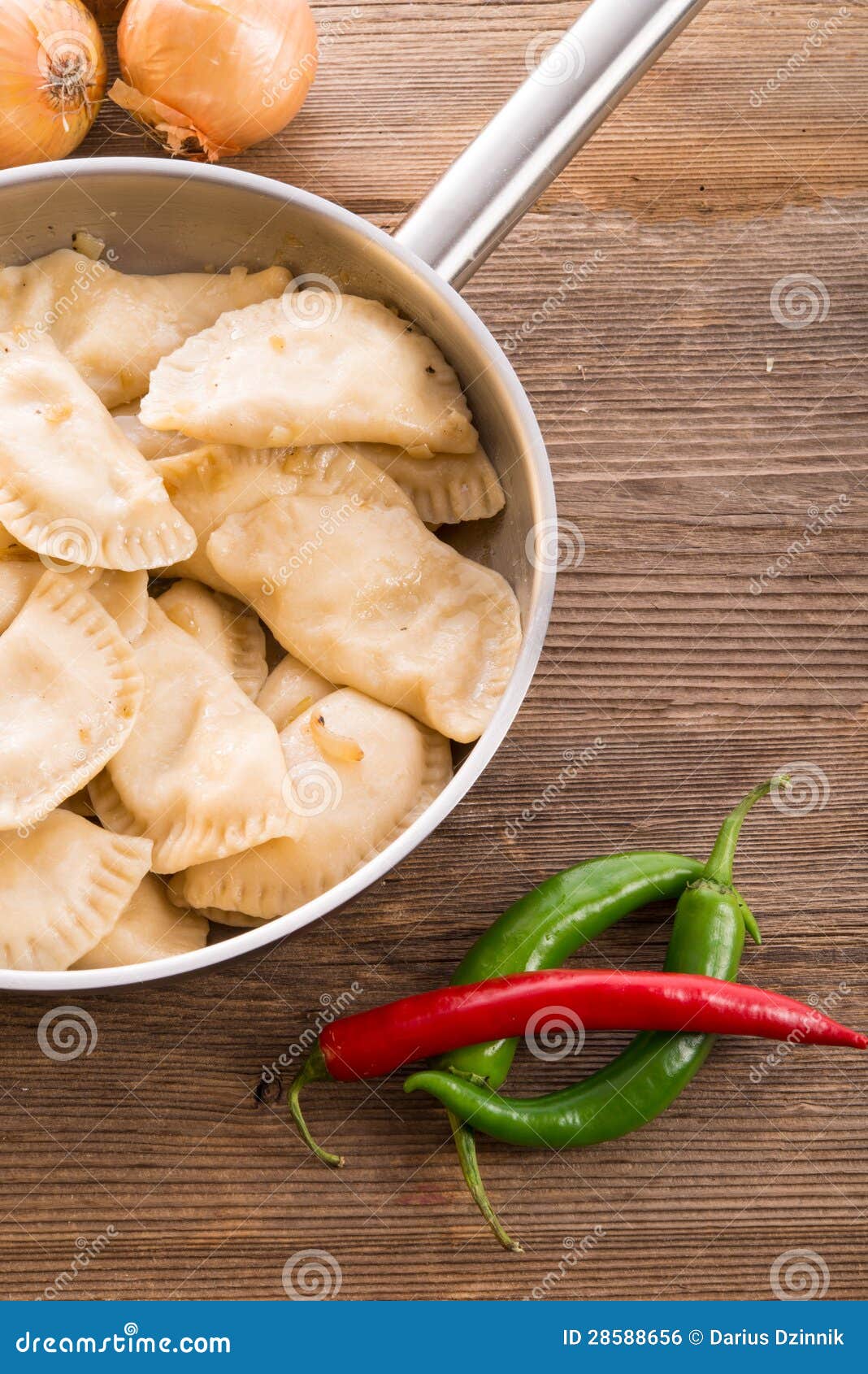 Pierogi.Polish dish stock photo. Image of cuisine, plate - 28588656