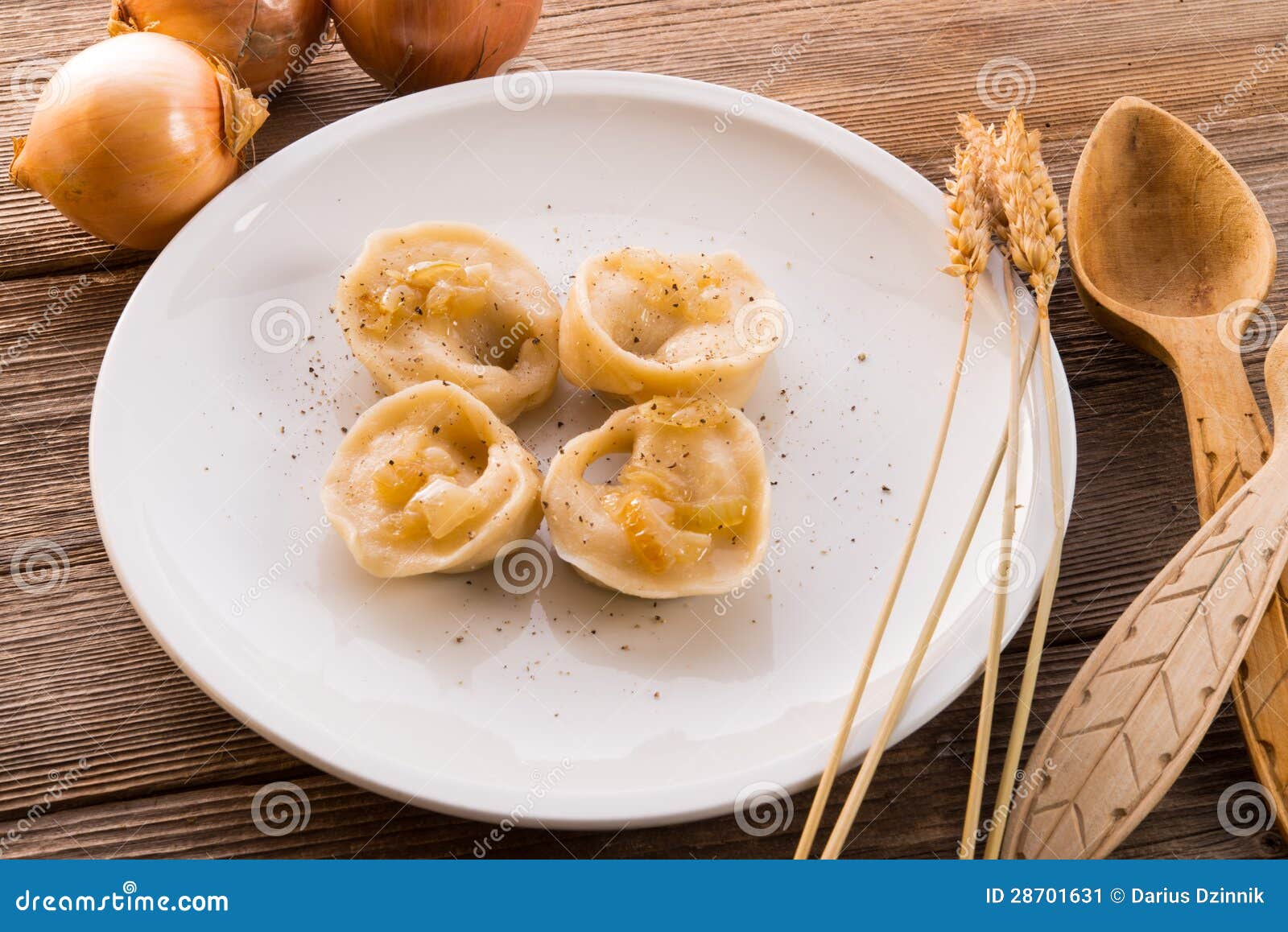 Pierogi.Polish dish stock image. Image of isolated, festive - 28701631
