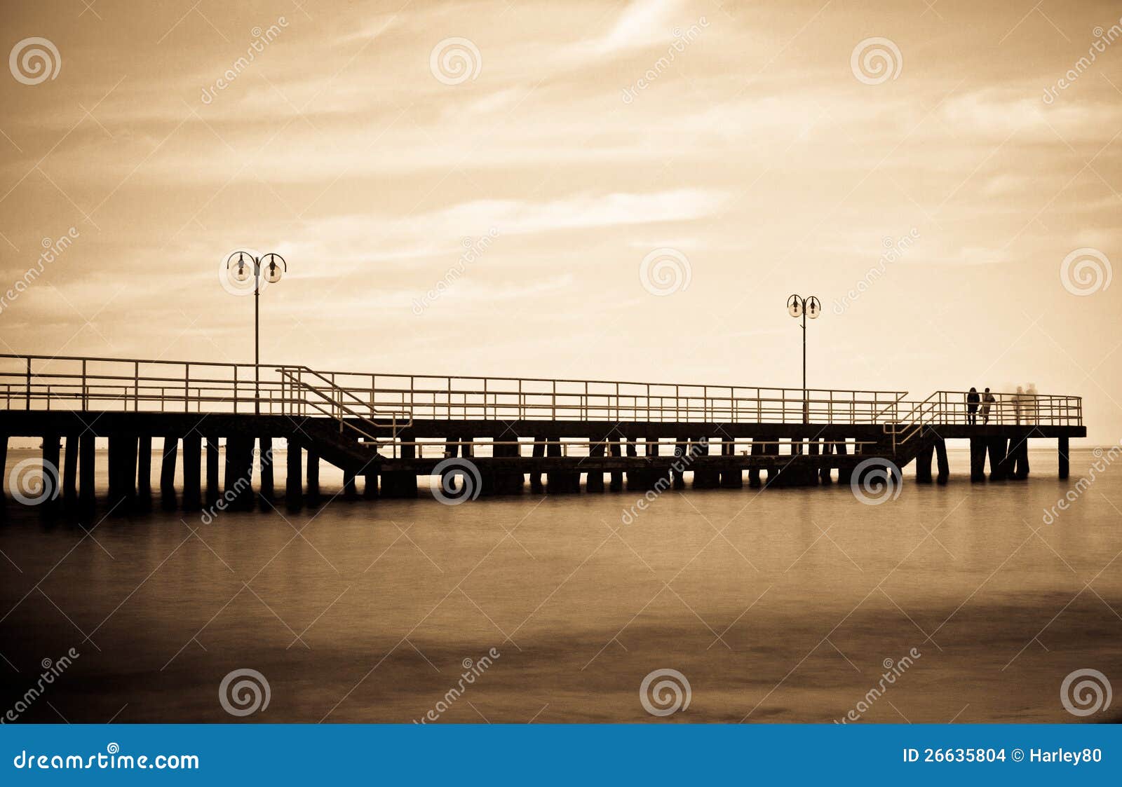 Pierr in the morning stock photo. Image of bridge, beach - 26635804