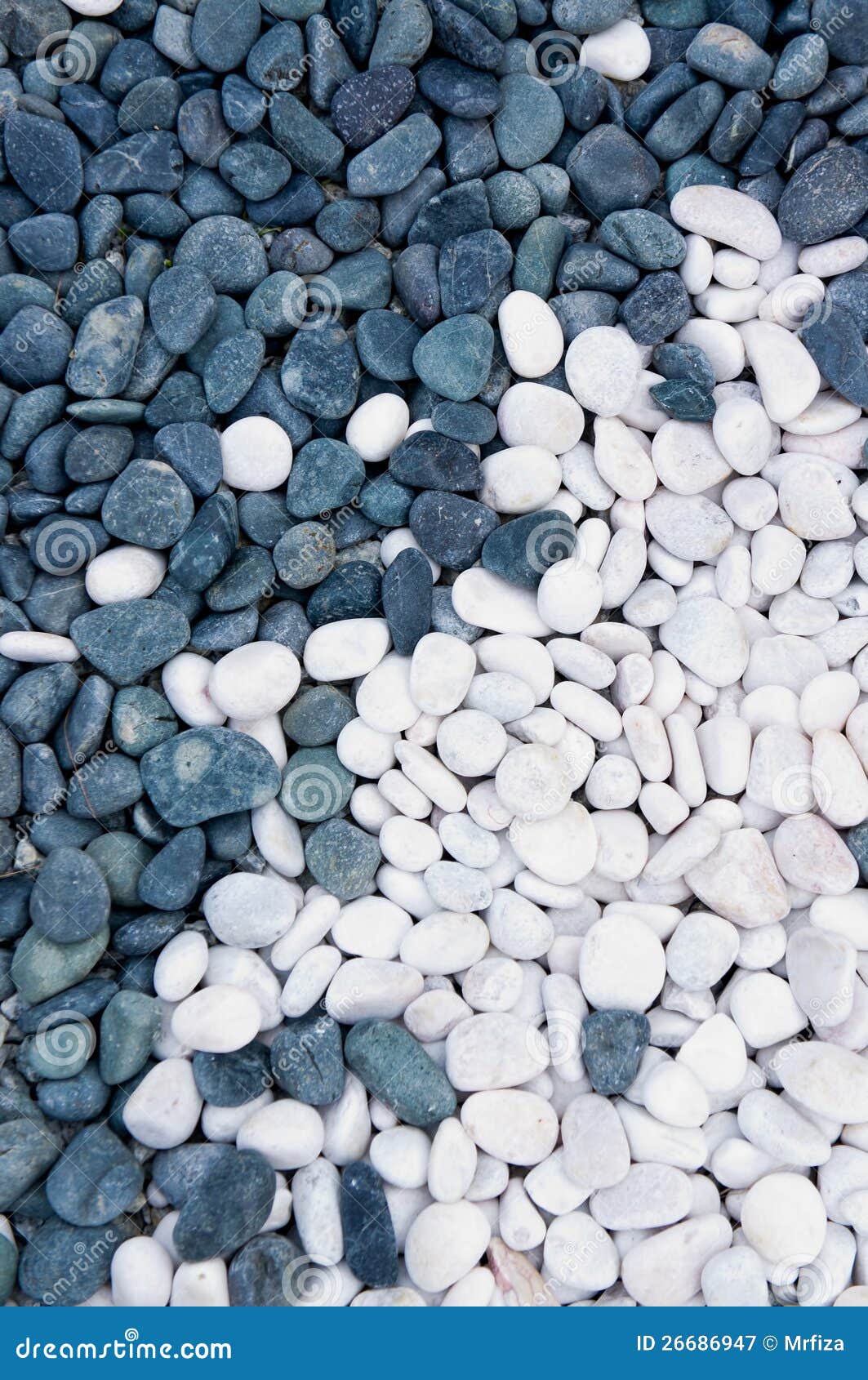 Pierre Blanche Et Noire De Caillou Image stock - Image du forme, roche ...