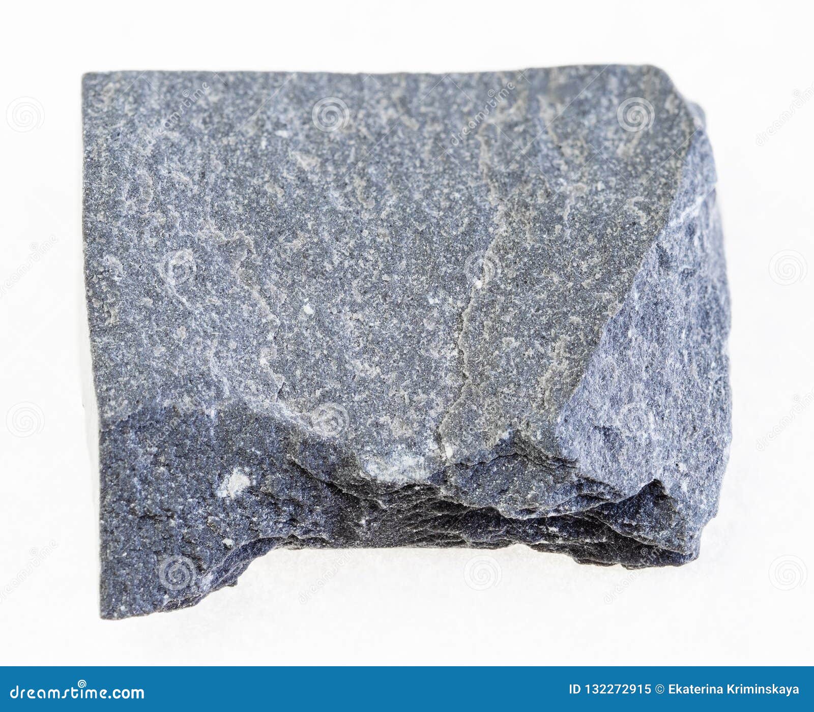 Pierre Crue D'ardoise Sur Le Blanc Image stock - Image du roche ...