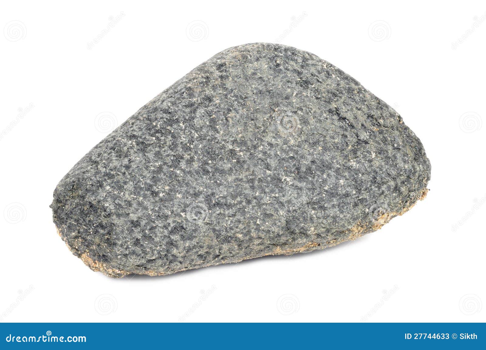 Pierre Grise D'isolement Sur Le Fond Blanc Image stock - Image du ...