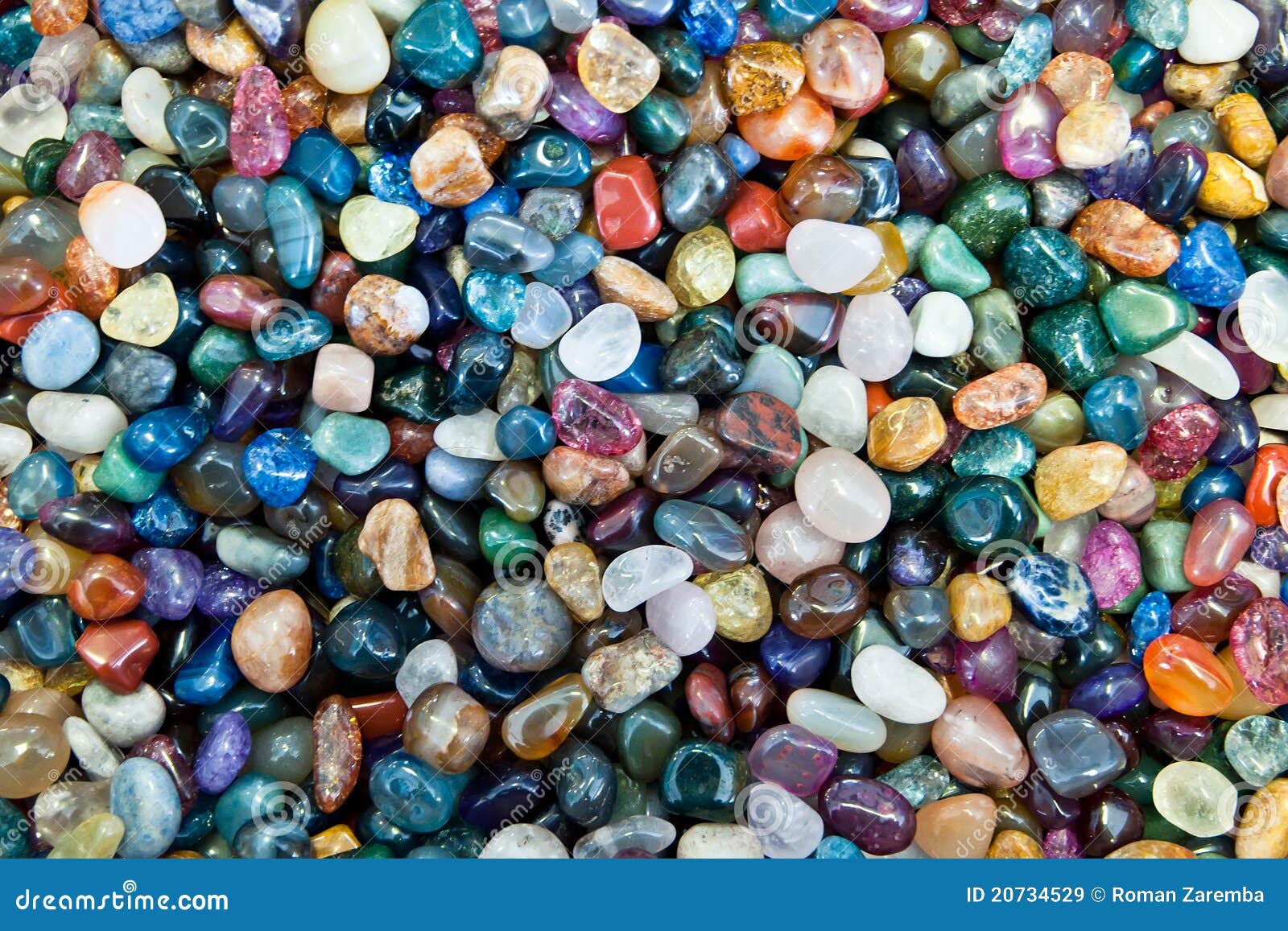 Pierres colorées image stock. Image of fond, pierre, minerai - 20734529