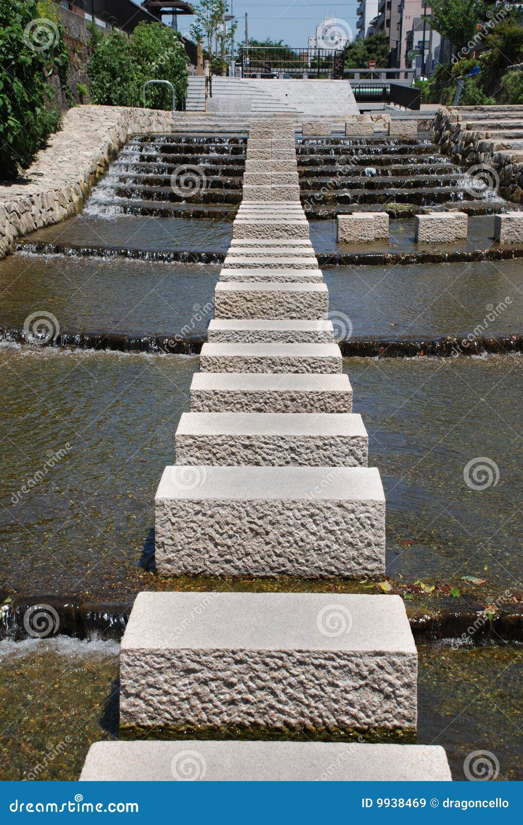 Pierres De Progression De Fleuve De Kawa De Horu Image stock - Image du ...