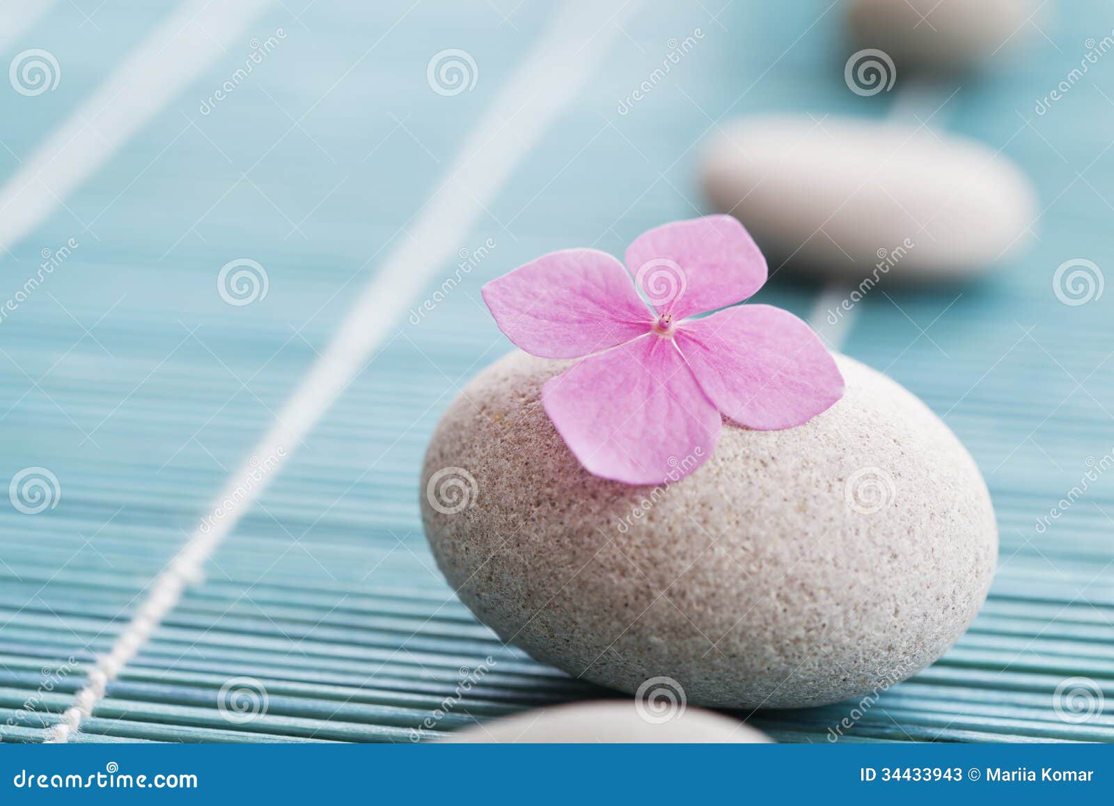 Pierres De Zen Et Fleurs Roses Image stock - Image du orchidée, soin ...