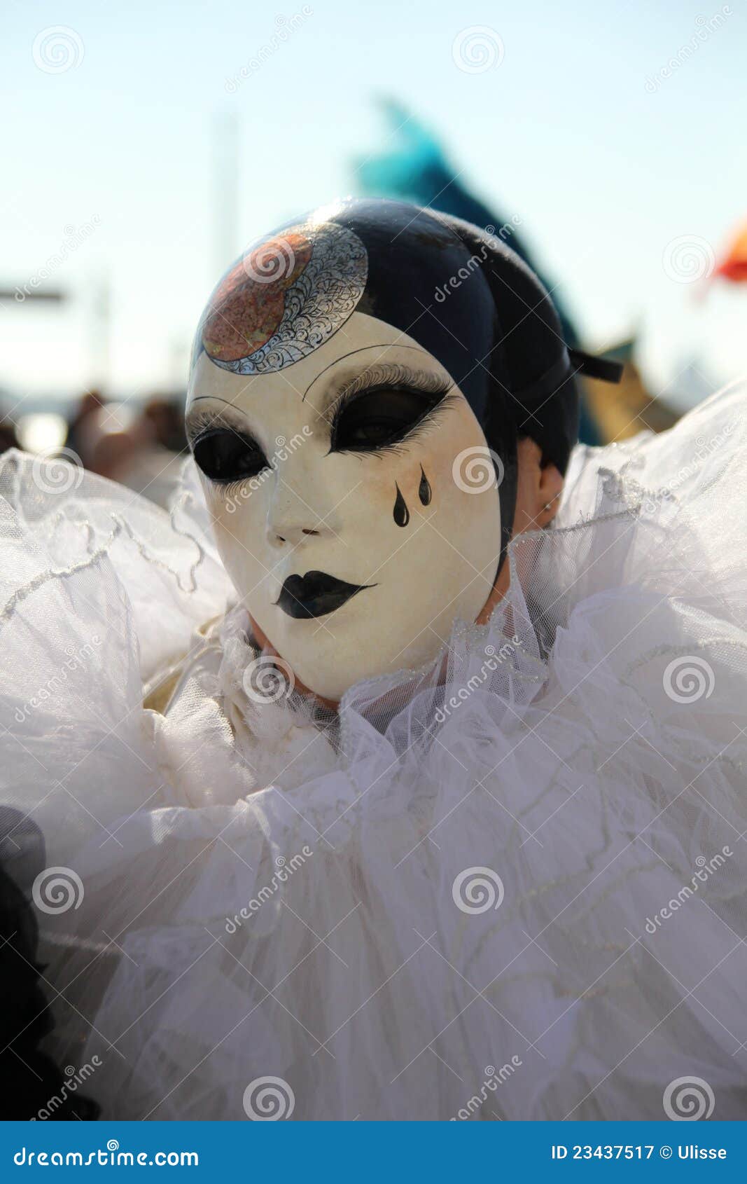 Pierrot Mask Stock Image | CartoonDealer.com #22761775