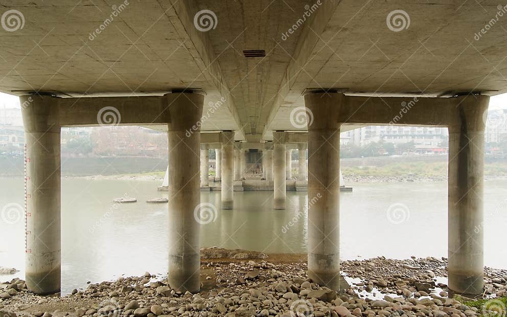 The piers of a bridge stock photo. Image of modern, bridge - 36632272