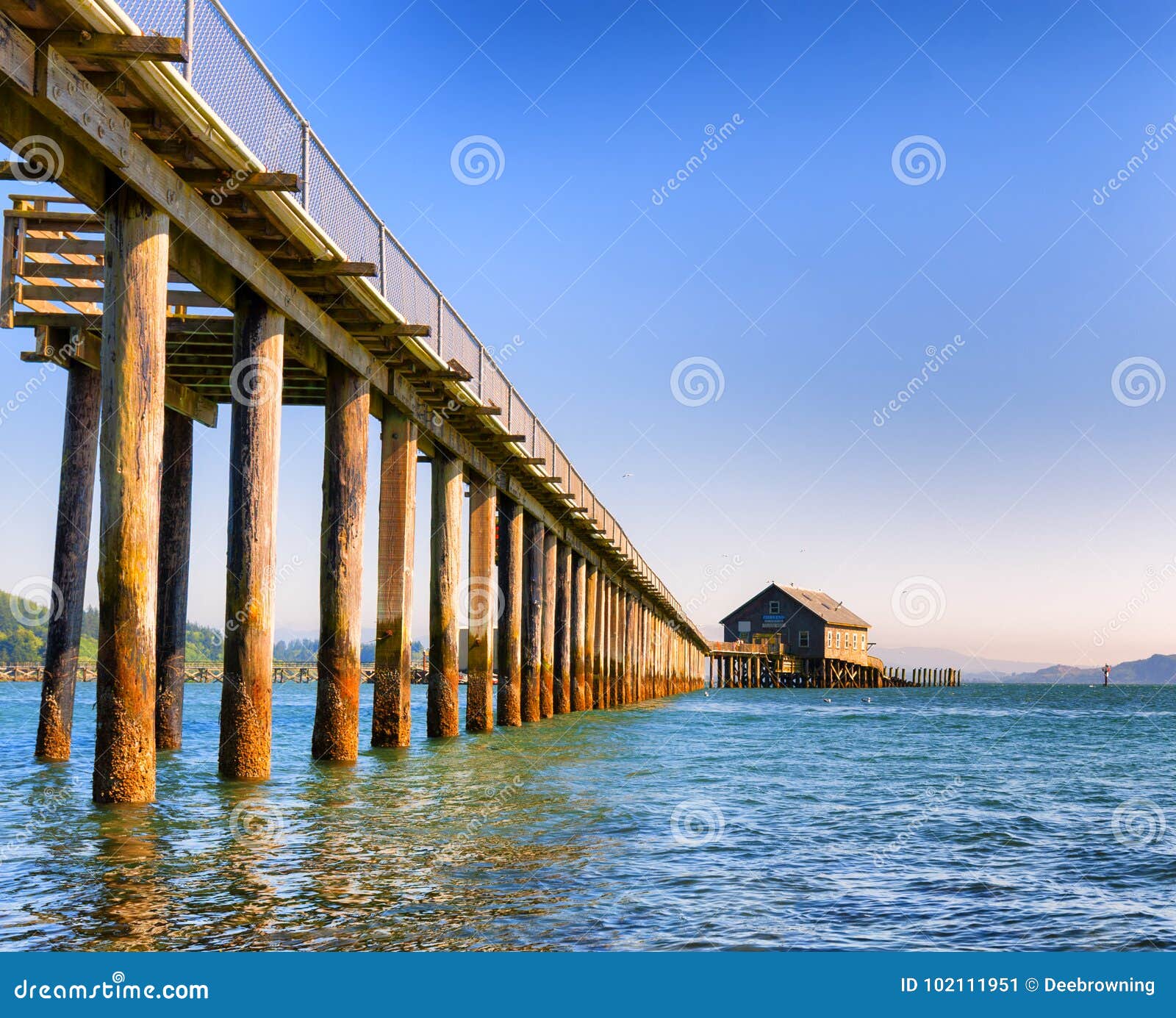 Piers End in Garibaldi Oregon Fotografia Editoriale - Immagine di casa ...