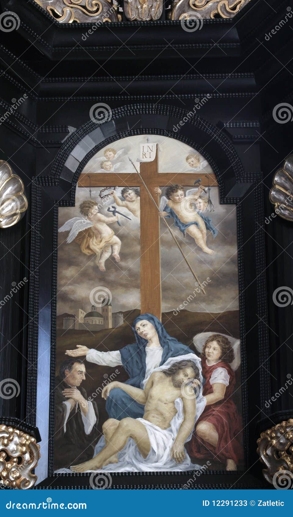 Pieta stock image. Image of confession, europe, cult - 12291233