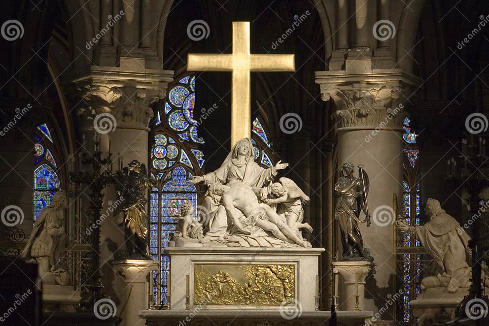 Pieta stock image. Image of catholic, beads, christian - 778541