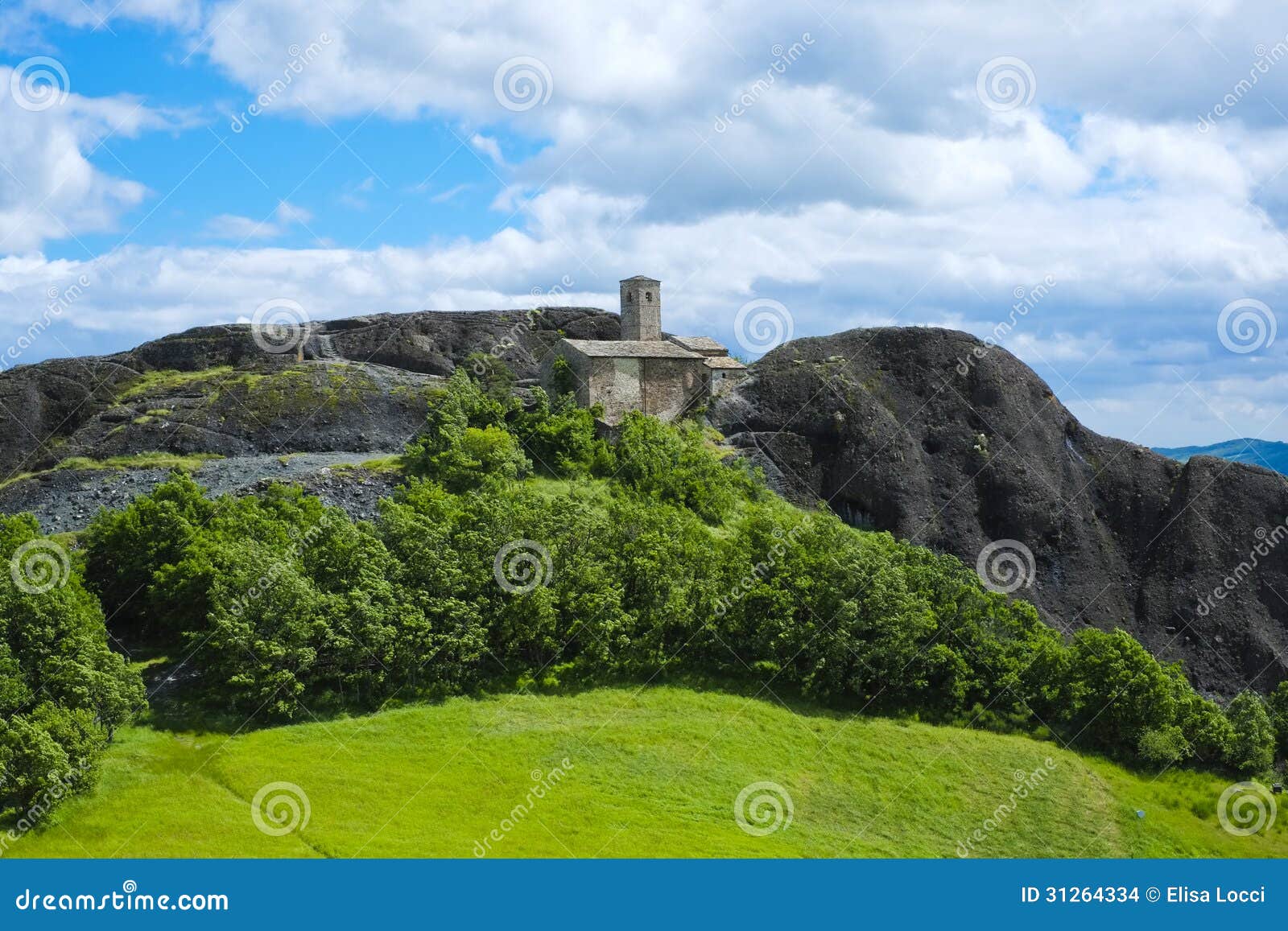 Pietra Perduca in Val Trebbia, Piacenza, Italy Stock Photo - Image of ...