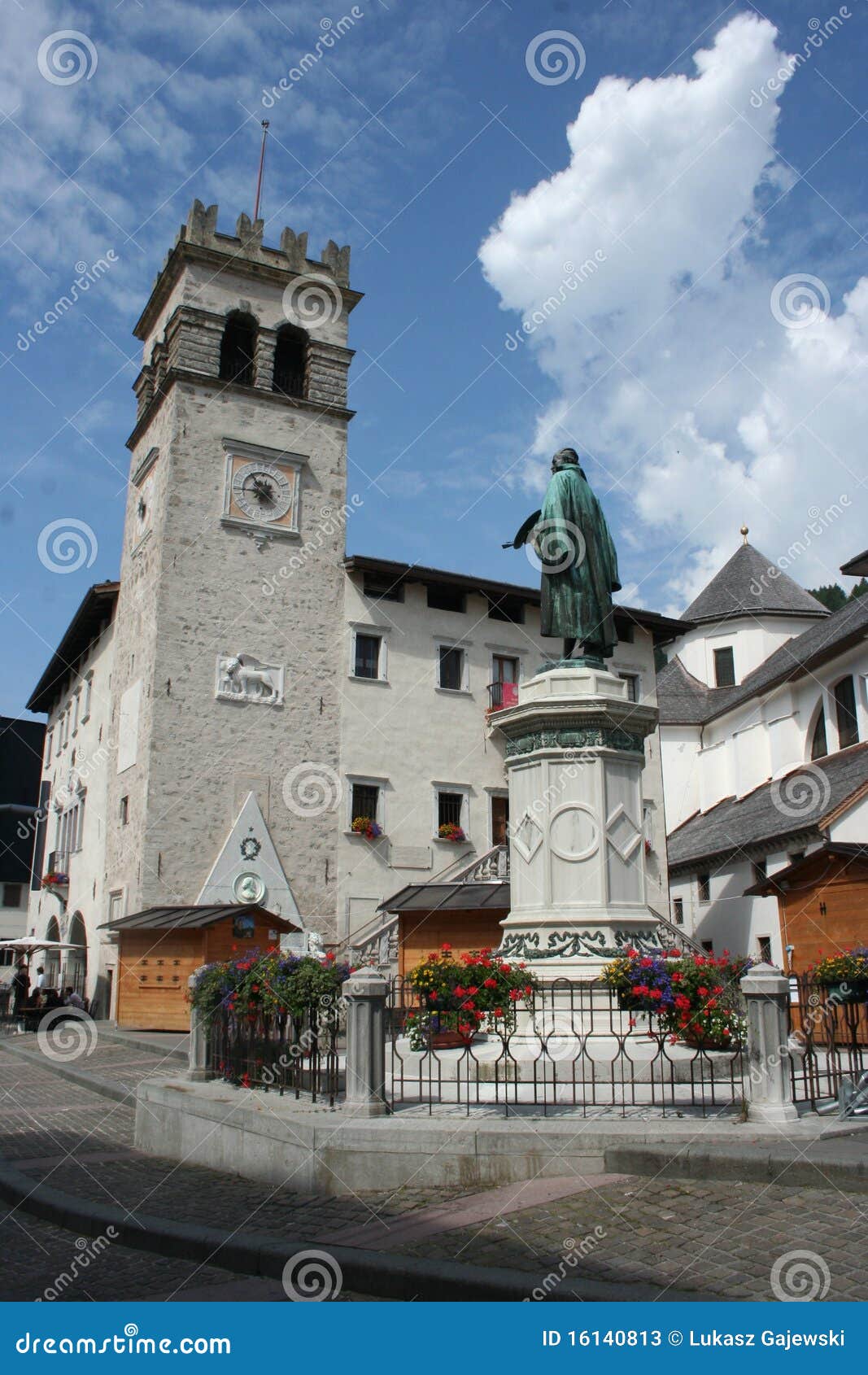 Pieve di Cadore, Italy stock image. Image of landmark - 16140813
