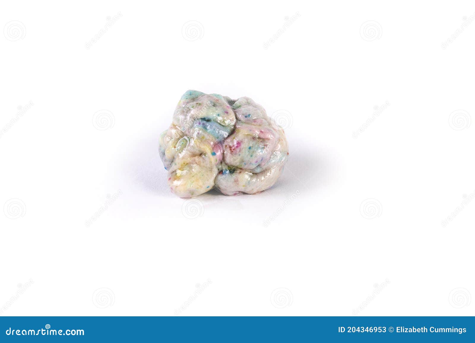 Pieza Multicolor De Masticar Chicle Con Manchas De Colores Aisladas En ...