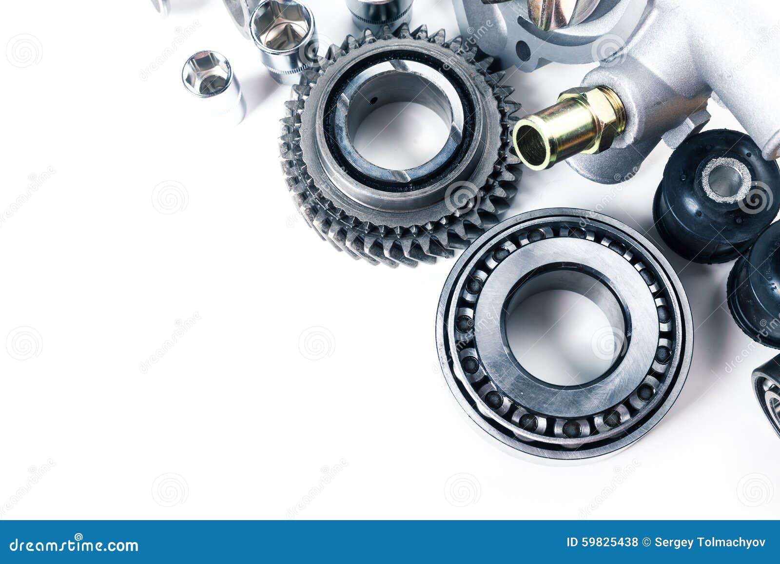 Piezas del coche aisladas foto de archivo. Imagen de enchufe - 59825438