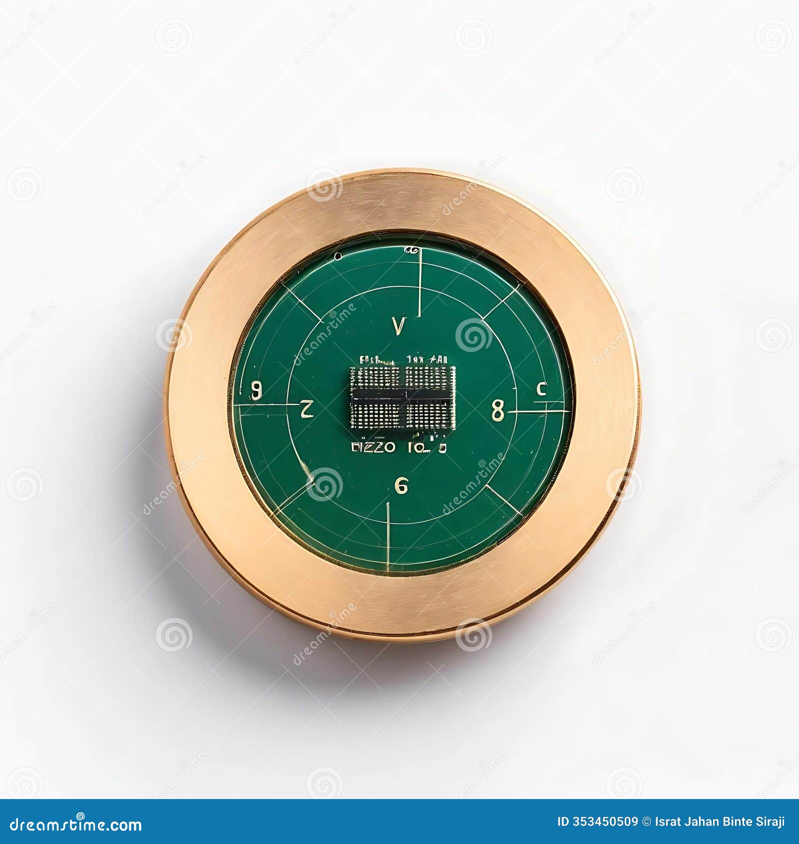 Piezoelectric Element Isolated On A White Background Stock Photo ...