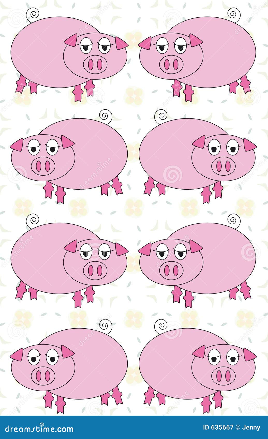 Pig stock vector. Illustration of natural, food, clip, drawing - 635667