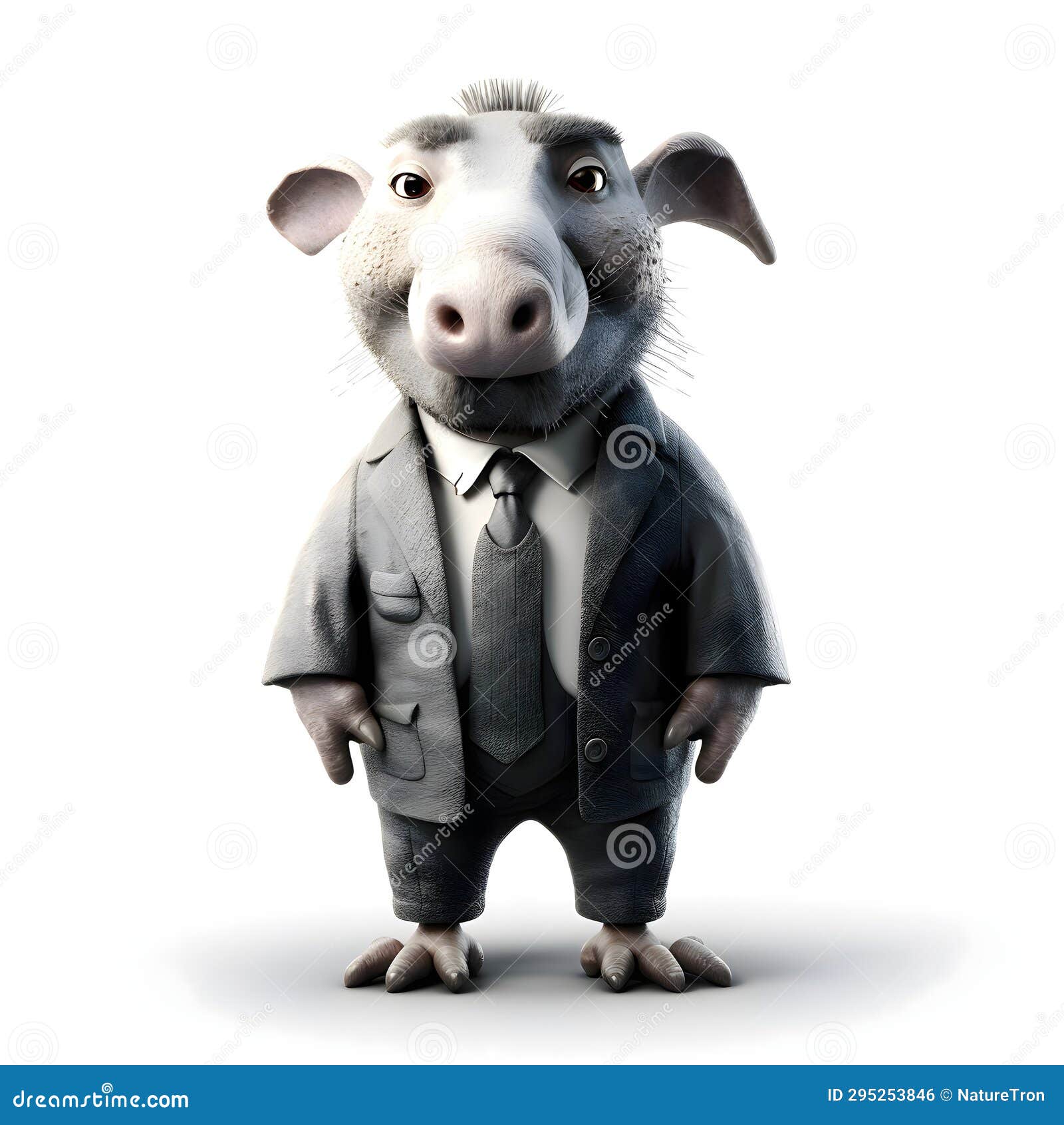 Pig with a Big Hat 3d Pig with a Big Smile Pig with a Big Smile Stock ...