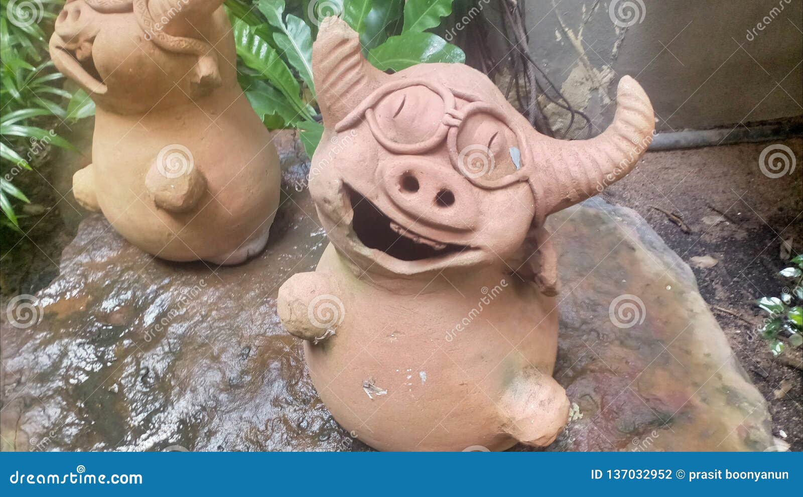 Pig clay stock photo. Image of handmade, nature, clay - 137032952