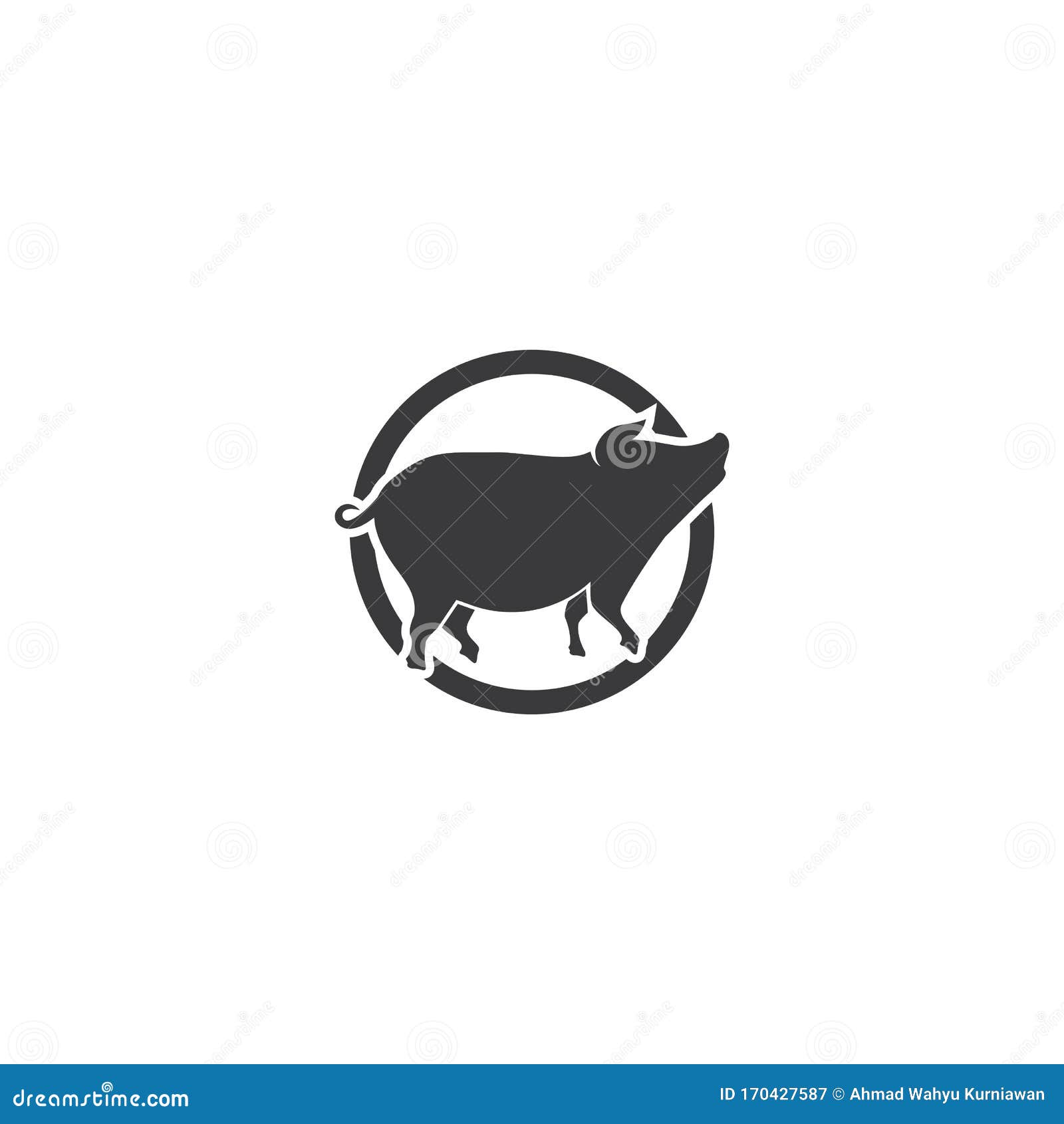 Pig logo stock vector. Illustration of mammal, logo - 170427587