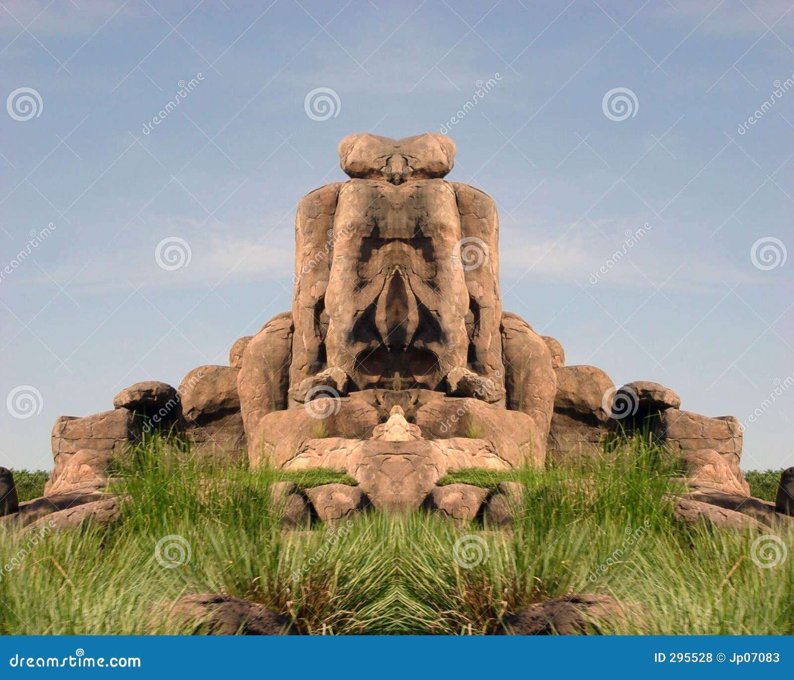 Pig Rock stock photo. Image of jungle, symmetric, clear - 295528