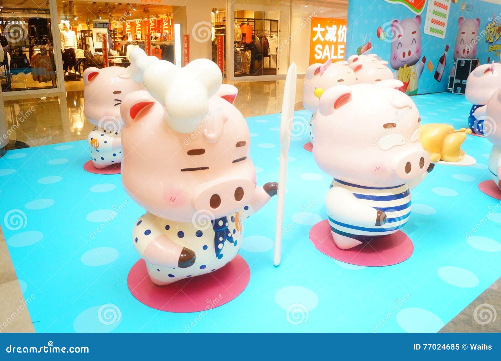 Pig statue editorial image. Image of background, lovely - 77024685