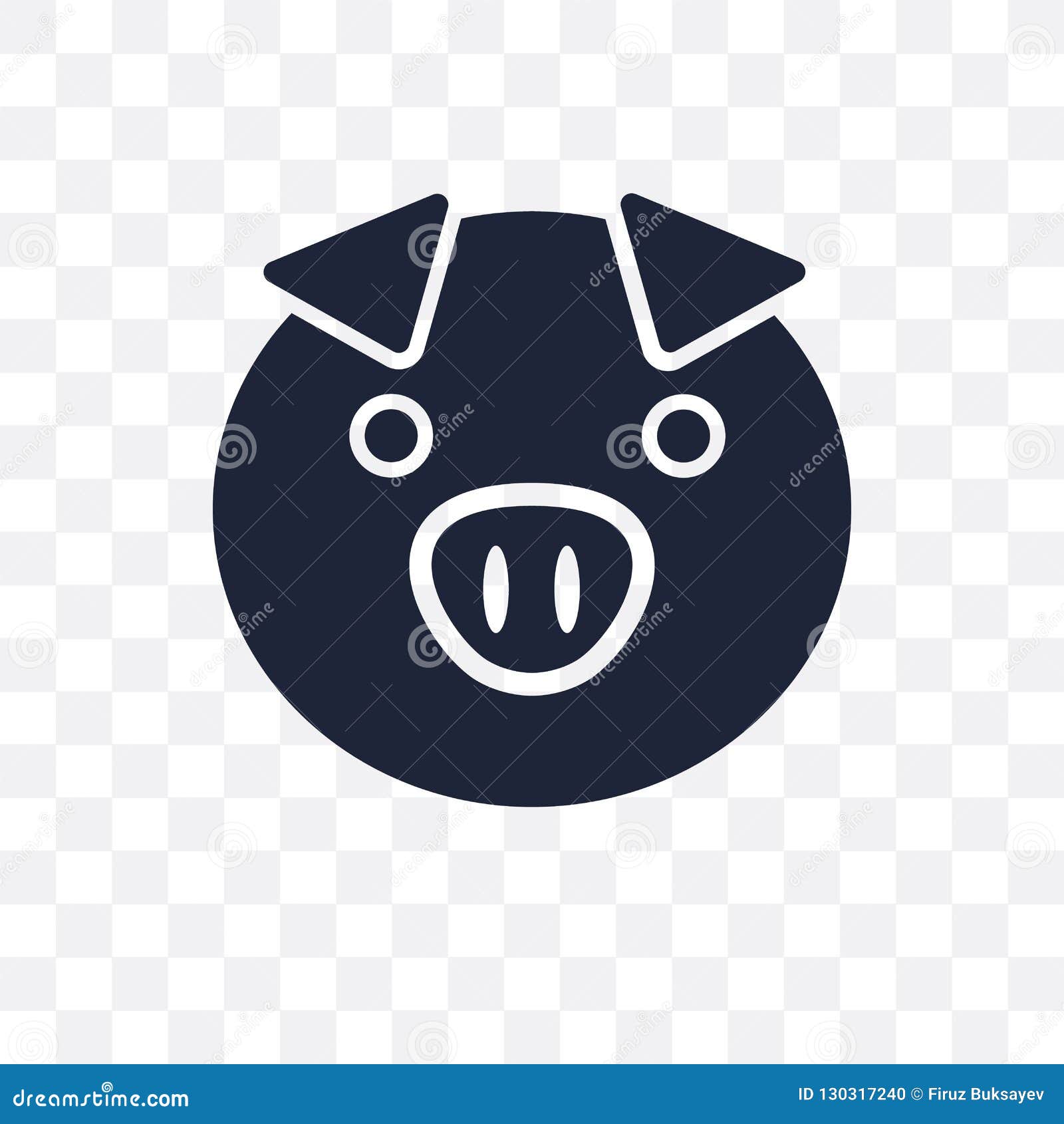 Pig Symbol. Meat, Pork Vector Illustration Vector Illustration ...