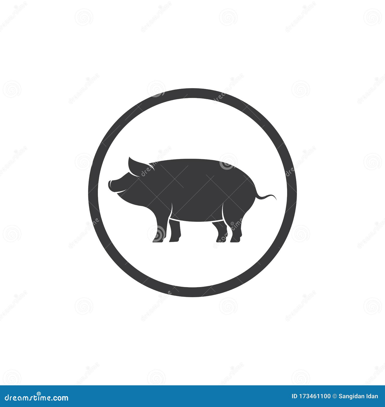 Pig Vector Icon Illustration Design Stock Vector - Illustration of ...