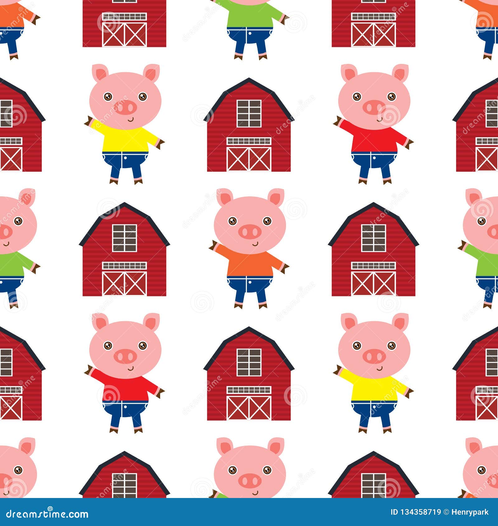 Pig wallpaper pattern stock vector. Illustration of celebrate - 134358719