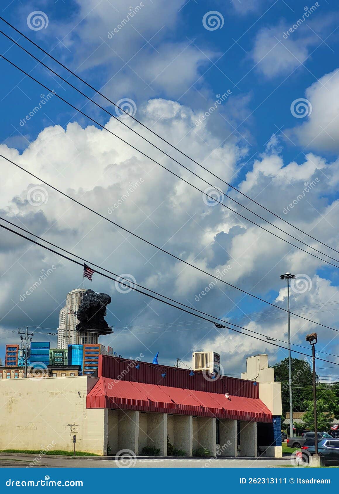 Godzilla Statue At Hibiya Godzilla Square. Editorial Image ...