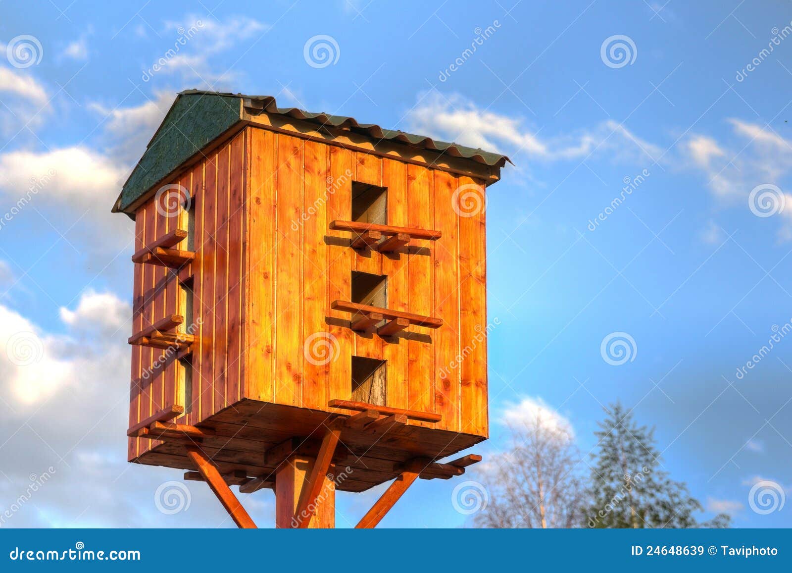 Pigeon house stock image. Image of plank, beautiful, brown - 24648639