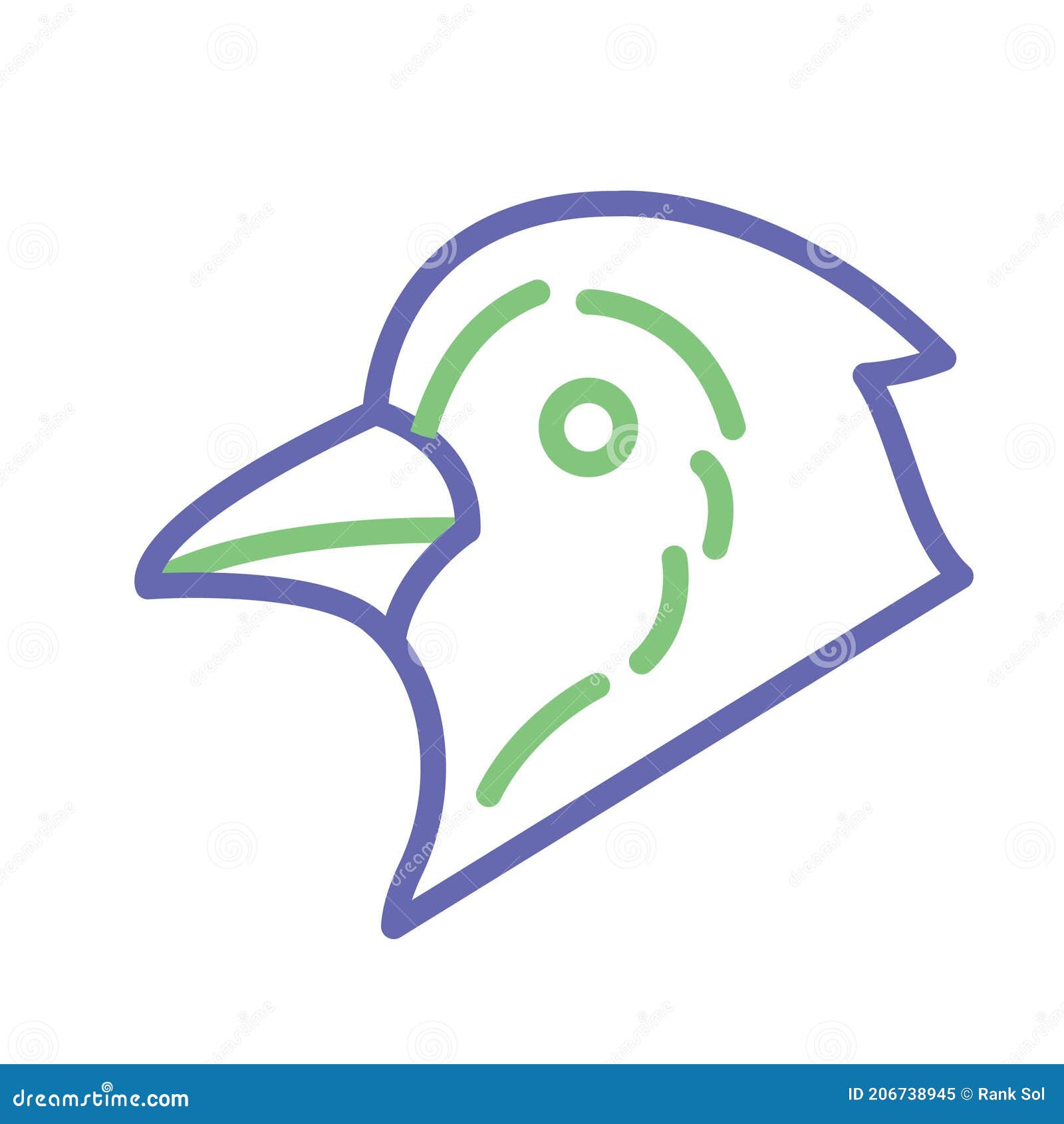 Pigeon Isolated Vector Icon that Can Be Easily Modified or Edited Stock ...